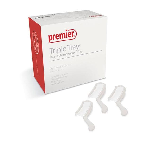 Triple Tray 1006223 Quadrant Bite Trays - Henry Schein Dental
