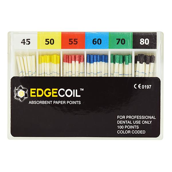 EdgeCoil ECASSTPP4580 Paper Points - Henry Schein Dental
