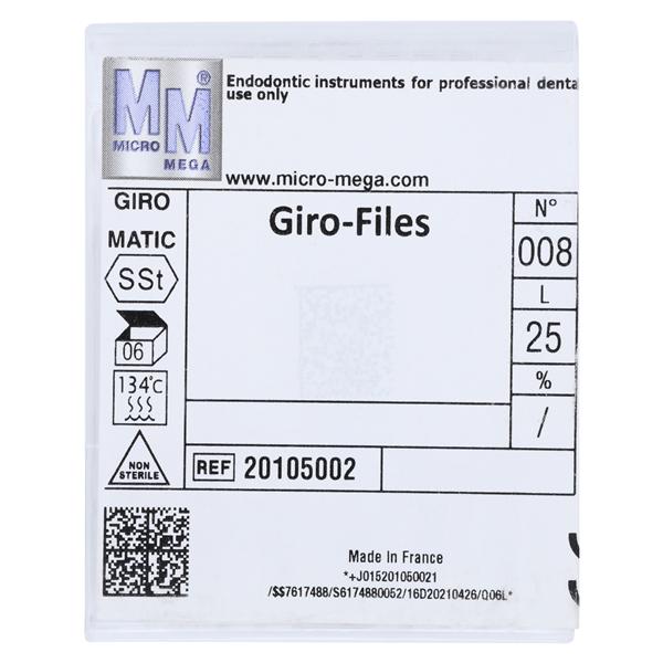 Giro Hedstrom Files GHFI2508 Rotary File - Henry Schein Dental